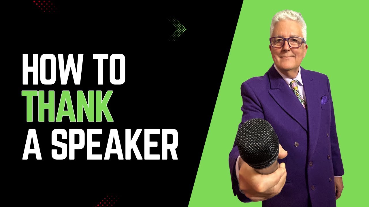 Thanking Speech | Emcee Script