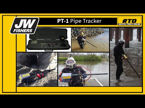 JW Fishers PT-1 Pipe Tracker- Powerful Magnetometer for Tracking Pipelines, Cables & Ferrous Targets