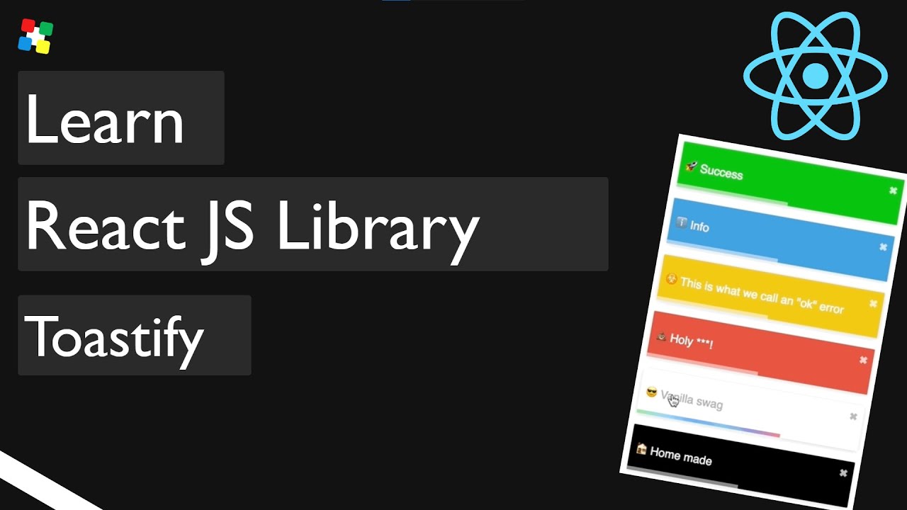 React JS Library | Toastify | #reactjs #reactjstutorial