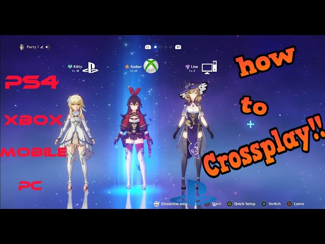 Genshin Impact: Cross-platform and cross-progression support details