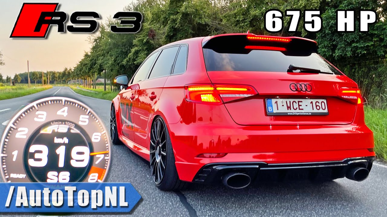 Tuned Audi RS 3 Sportback Sounds Like a Hoot, Drives Like a Rocket at ...