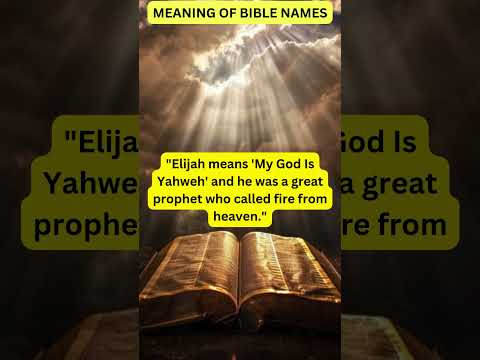 Meaning of Bible Names 145