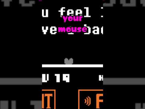 Undertale Mouse Movement Mod