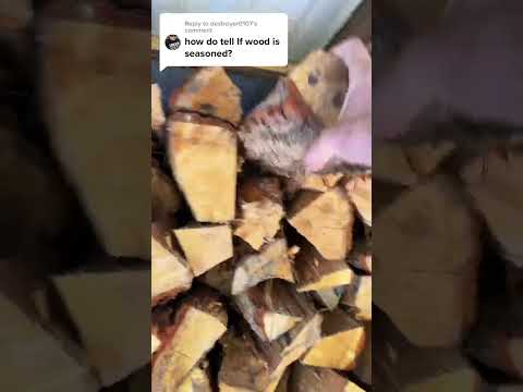How to tell if your firewood is seasoned