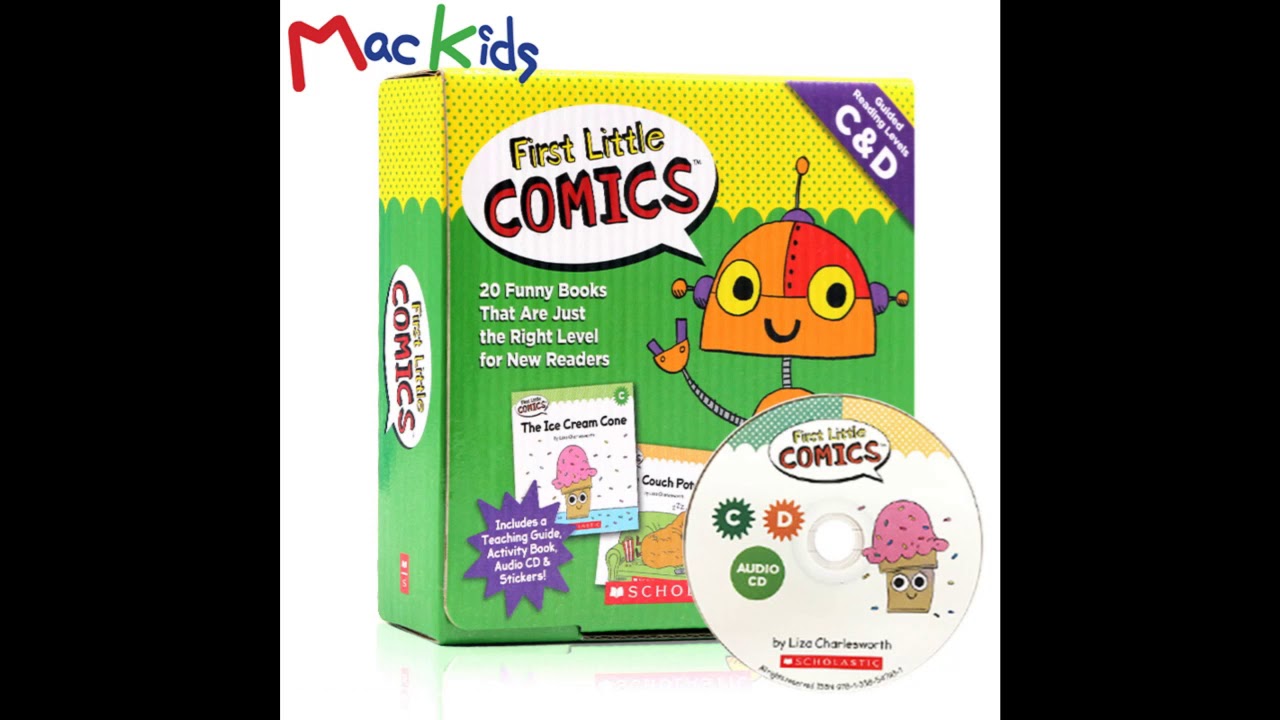 SCHOLASTIC FIRST LITTLE COMICS GUIDED READING LEVELS C&D我的第一套小小圖像讀本套書試聽