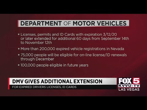 DMV extends expiring ID cards and licenses