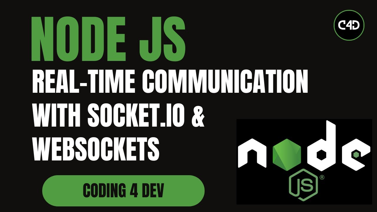 Real-Time Communication with Socket.io & WebSockets in Node.js | Full Guide for Beginners