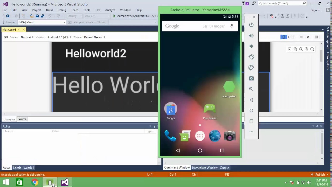Xamarin Android First App