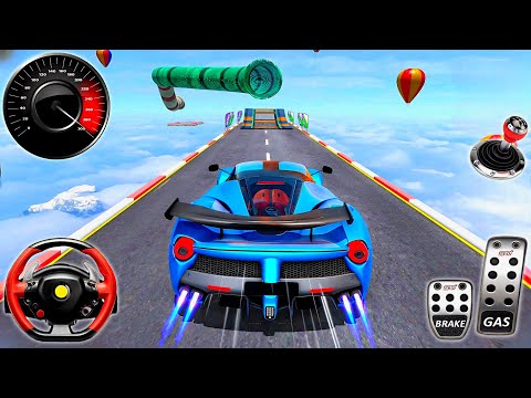 Crazy Ramp Car Stunts Racing 2024 - Impossible GT Car Mega Tracks Simulator 3D: Android Gameplay #1
