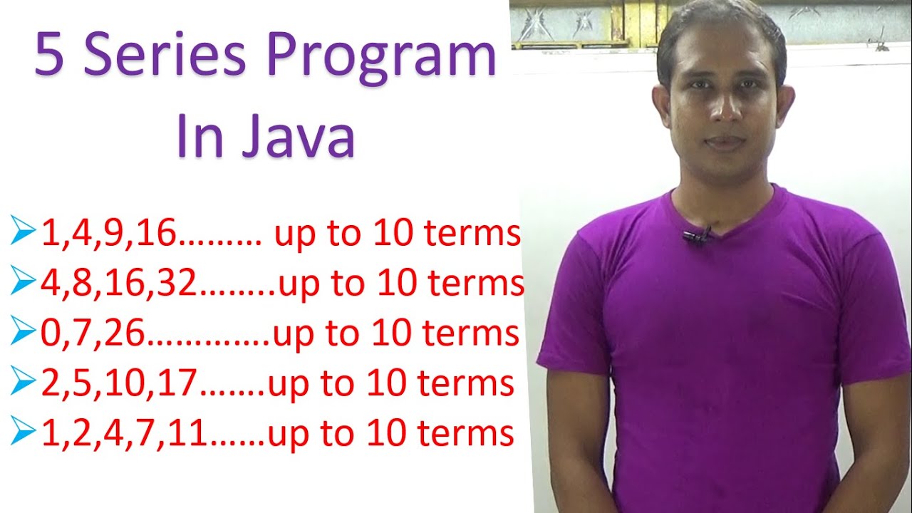 Series Program In Java Programming Language. (Part-2) #java #javaforbeginners
