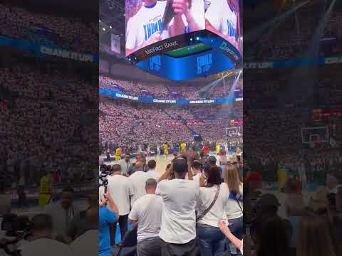 OKC #Thunder fans are HYPED for Game 1 of the #NBAFinals2025