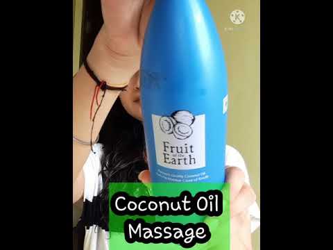 coconut oil facial massage for younger skin #viral #shorts #YouTube #viralshorts