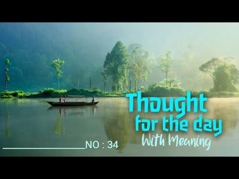 Thought of the Day in English with Meaning | Daily Thought | Thought for the Day | Thoughts