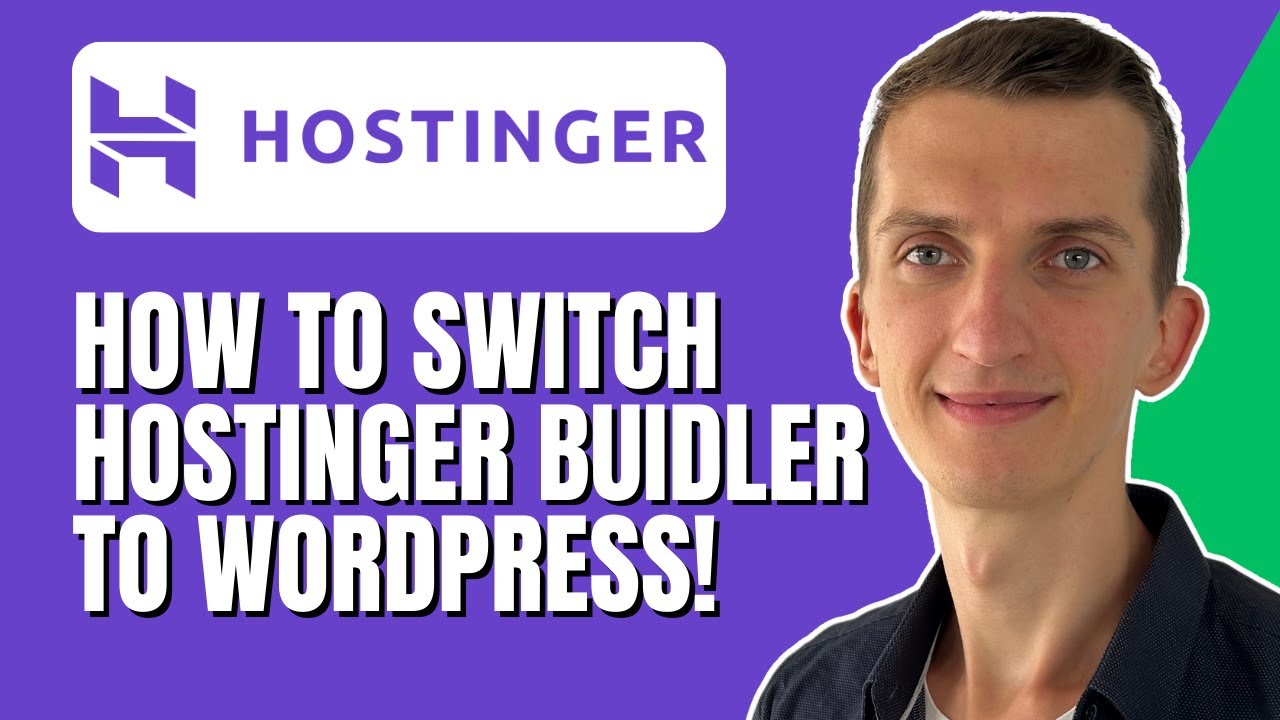 How To Switch From Hostinger builder Back to Wordpress (2024)