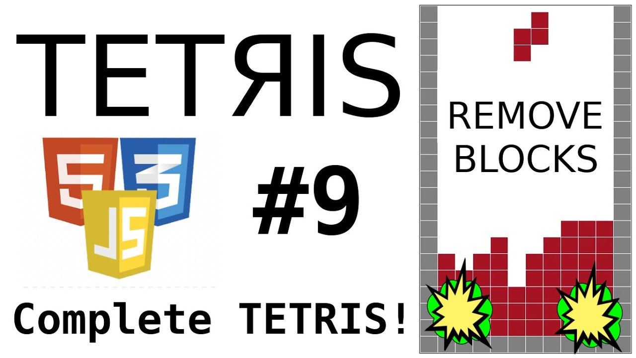 Programming TETRIS in vanilla JavaScript: remove blocks