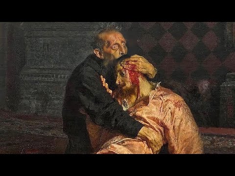 Ivan the Terrible and His Son Ivan (1883–1885) by Ilya Repin