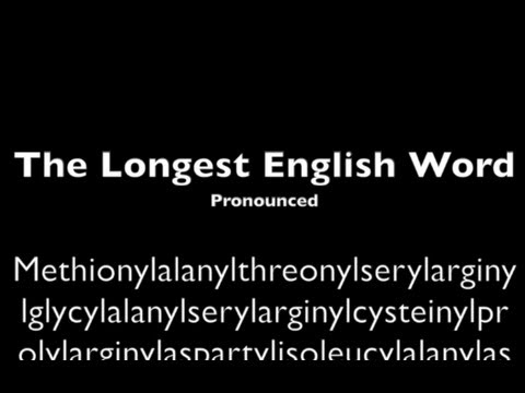 Longest English Word Pronounced