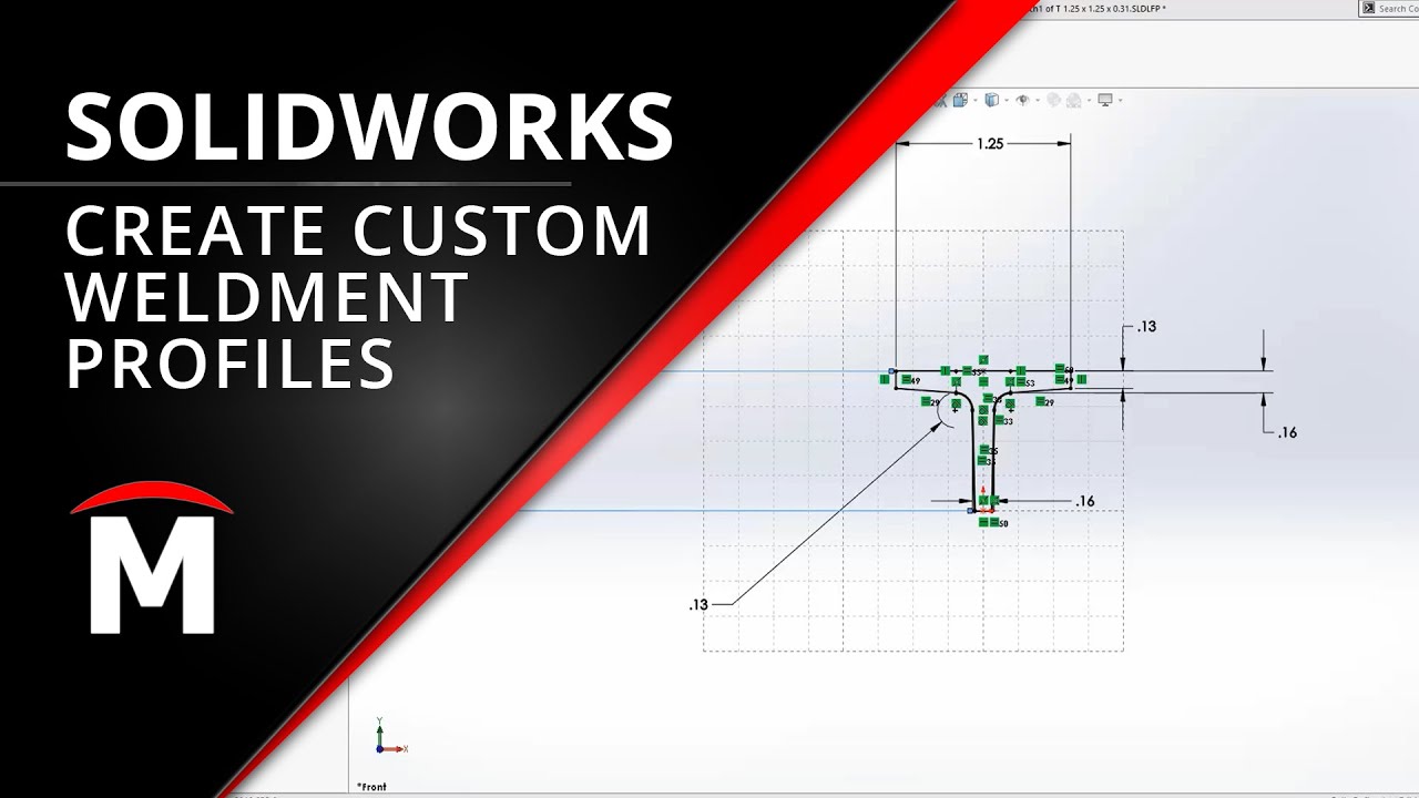 How To Create Custom SOLIDWORKS Weldment Profiles