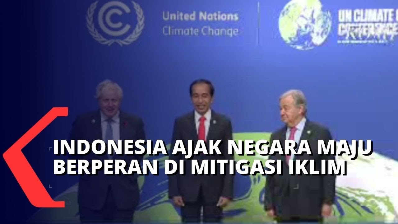 Jokowi Hadiri KTT Cop 26 di Glasgow, Bahas Perubahan Iklim Hingga Penanganan Dampak Perubahan Iklim