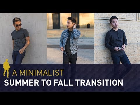 SUMMER TO FALL Style Transition | Men's Minimalist Fashion Lookbook