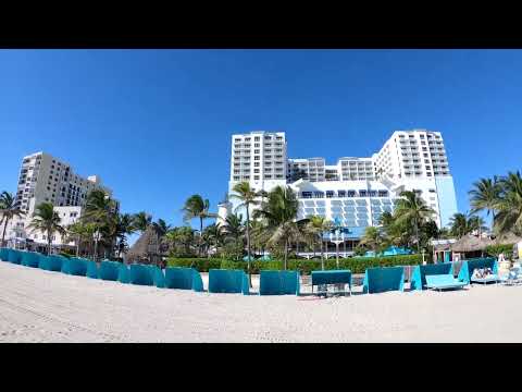 Margaritaville Hollywood Beach pool and beach walk HD