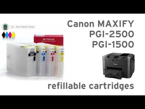 Canon PGI-1500 PGI-2500 refillable cartridges for Maxify printer
