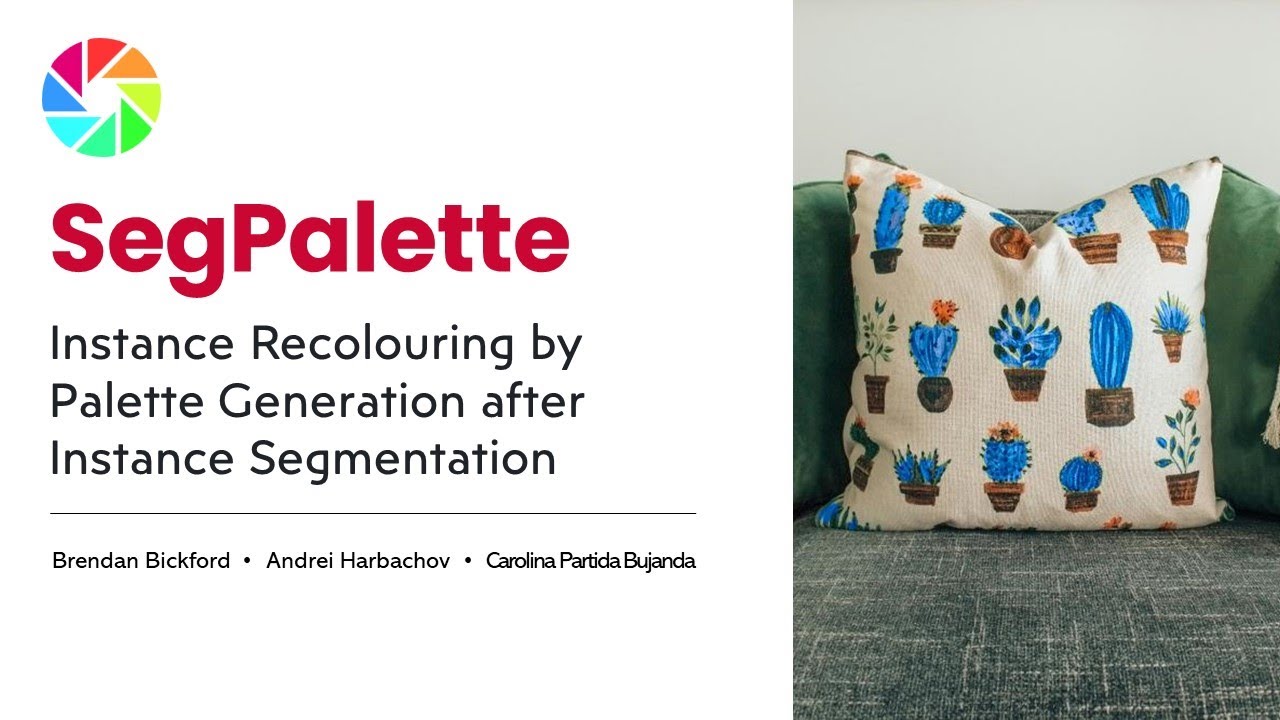 SegPalette: Instance Recolouring by Palette Generation after Instance Segmentation