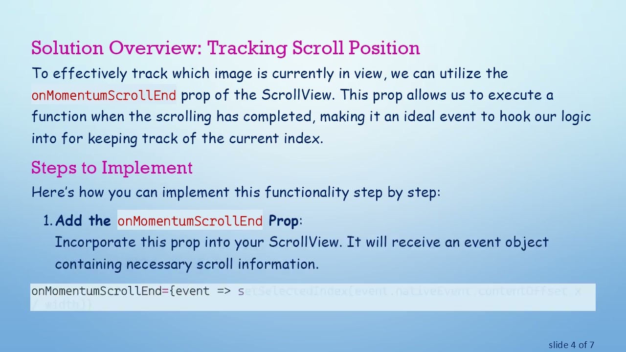 How to Track the Full Page Scroll Location in React Native ScrollView