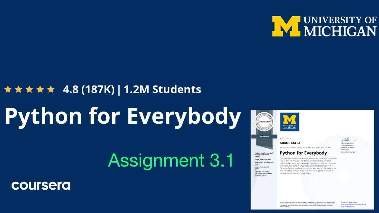 Coursera: Python For Everybody Assignment 3.1 program solution | Assignment 3.1 Python For Everybody