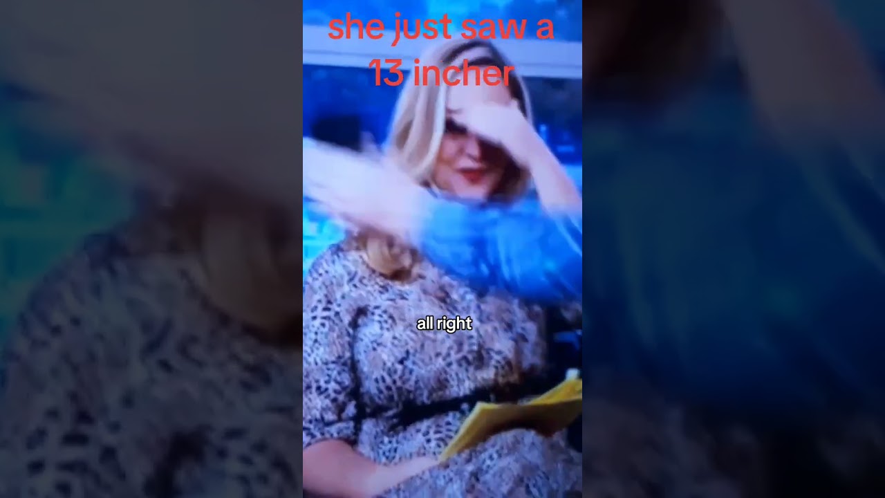 shocking 13 inch penis reaction by female reporter #big#large#13inches#shocked#huge#funny#shorts