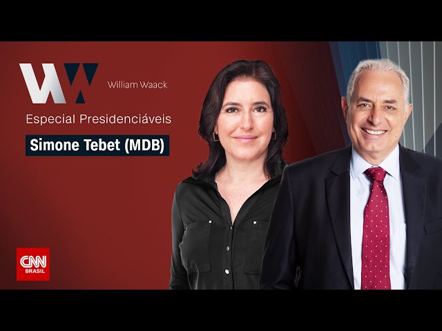 Waack entrevista Simone Tebet e inicia série com presidenciáveis | CNN ...