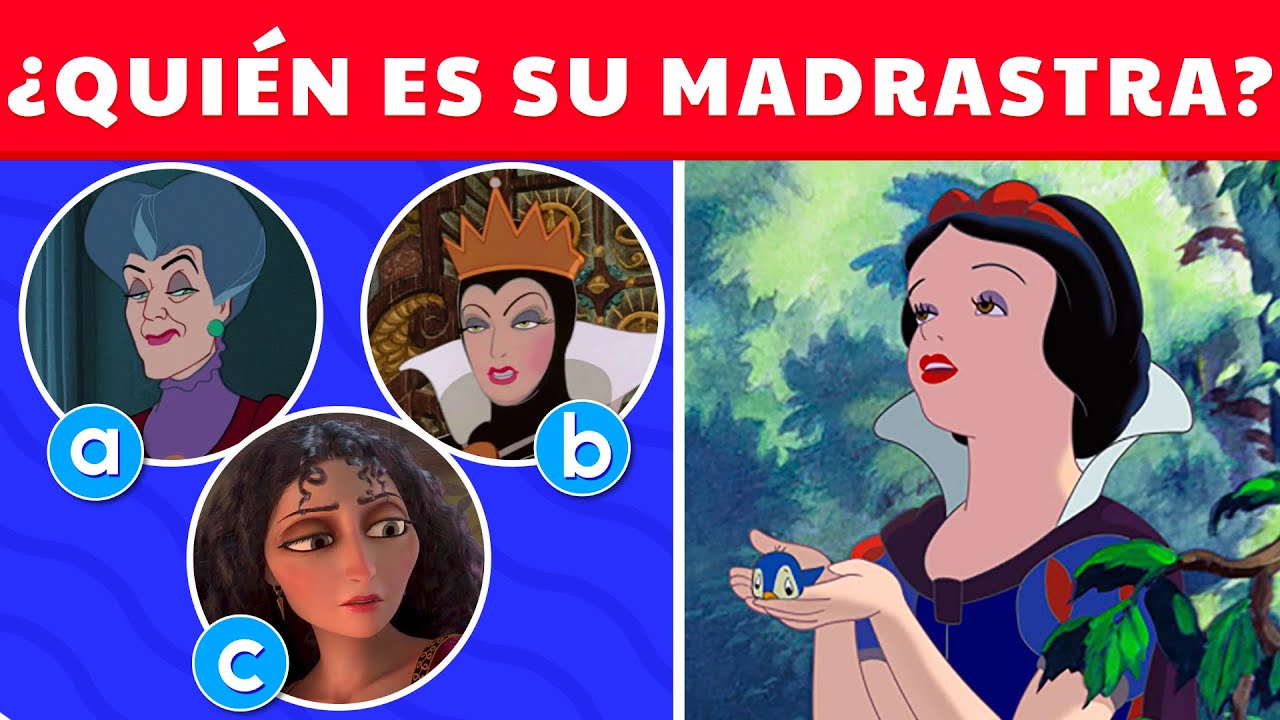 Adivina ¿Cuánto Sabes de BLANCANIEVES? 🌺❄️| Quiz DISNEY | Adivina Quiz