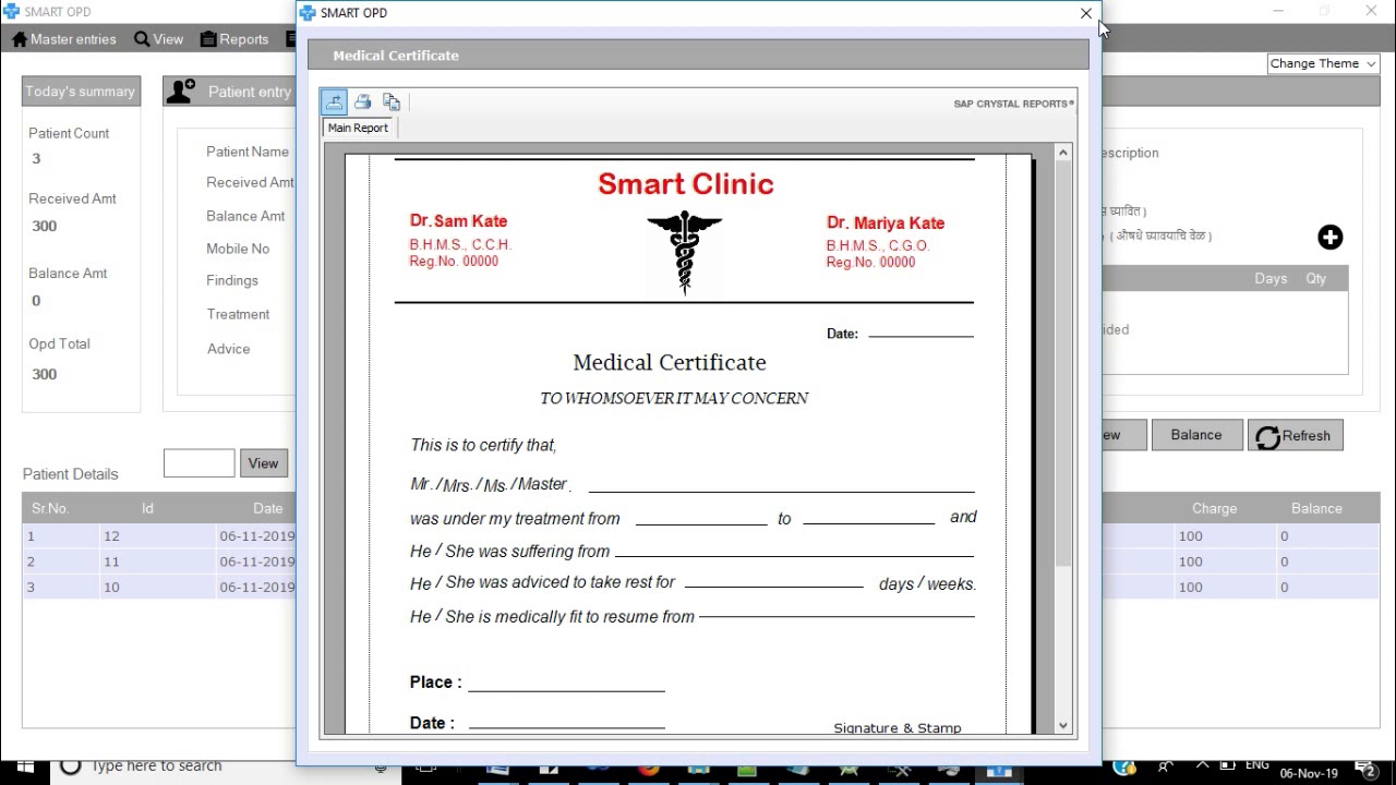 Get the Best Smart OPD C# Windows Application with Source Code