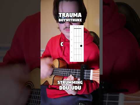 Trauma - BoyWithUke (Ukulele Tutorial) #shorts