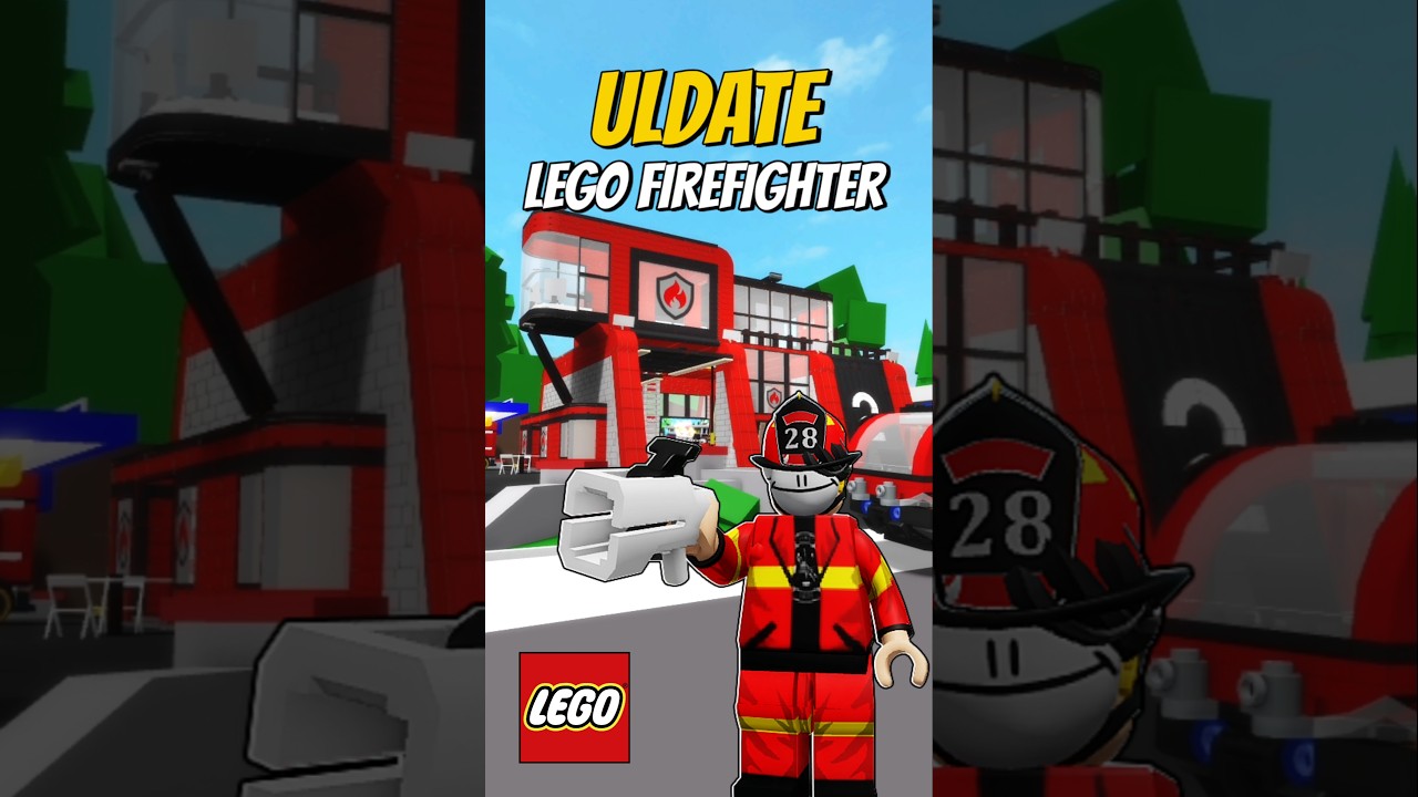 BROOKHAVEN NEW UPDATE & WHAT'S NEW! LEGO FIREFIGHTER #roblox #brookhaven