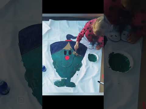 Making Mr Men Costumes #shorts #kidscreate