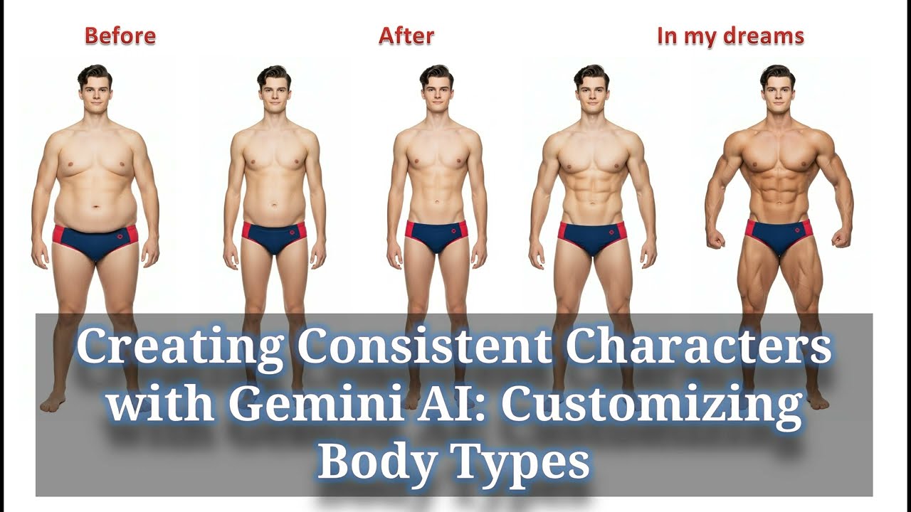 Creating Consistent Characters with Gemini AI: Customizing Body Types