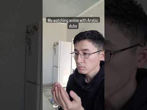 Watching anime in Arabic be like #shorts