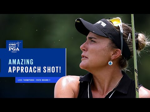 Lexi Thompson's Dart from 156 Yards Earns Birdie | 2025 KPMG Women's PGA Championship