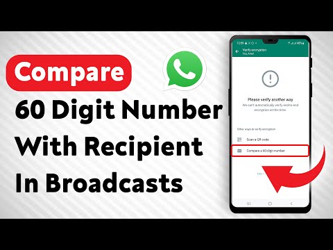How To Compare A 60 Digit Number With A Recipient In Broadcasts On WhatsApp