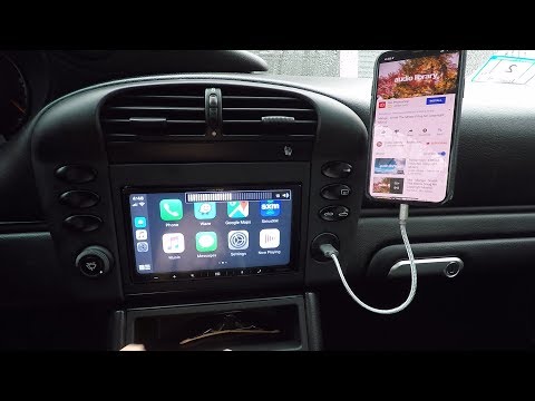 Installing Alpine Double Din Stereo with Carplay into my Porsche 911 996 with Factory Bose