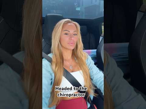 On the way to see my chiropractor
