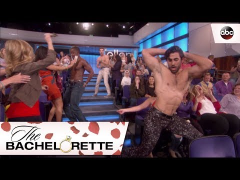 Ellen Degeneres Gets the Men To Dance Shirtless - The Bachelorette 13x3