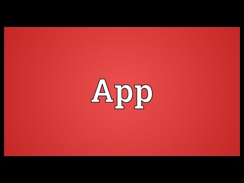 App Meaning