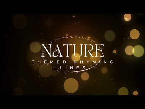 Rhyming Lines About Nature: A Poetic Journey π³