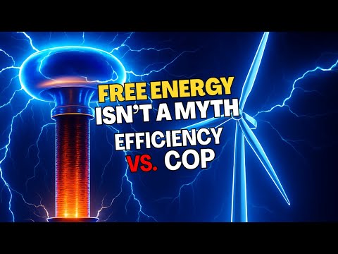 The Truth About Efficiency vs. COP And Why Free Energy Isn't Impossible