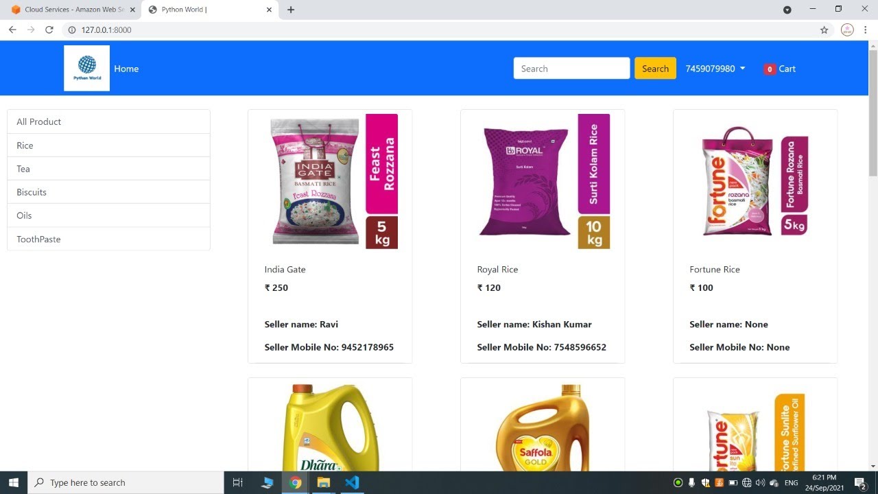 E-commerce website Overview  in django Part-1 || Python world || Django || Python