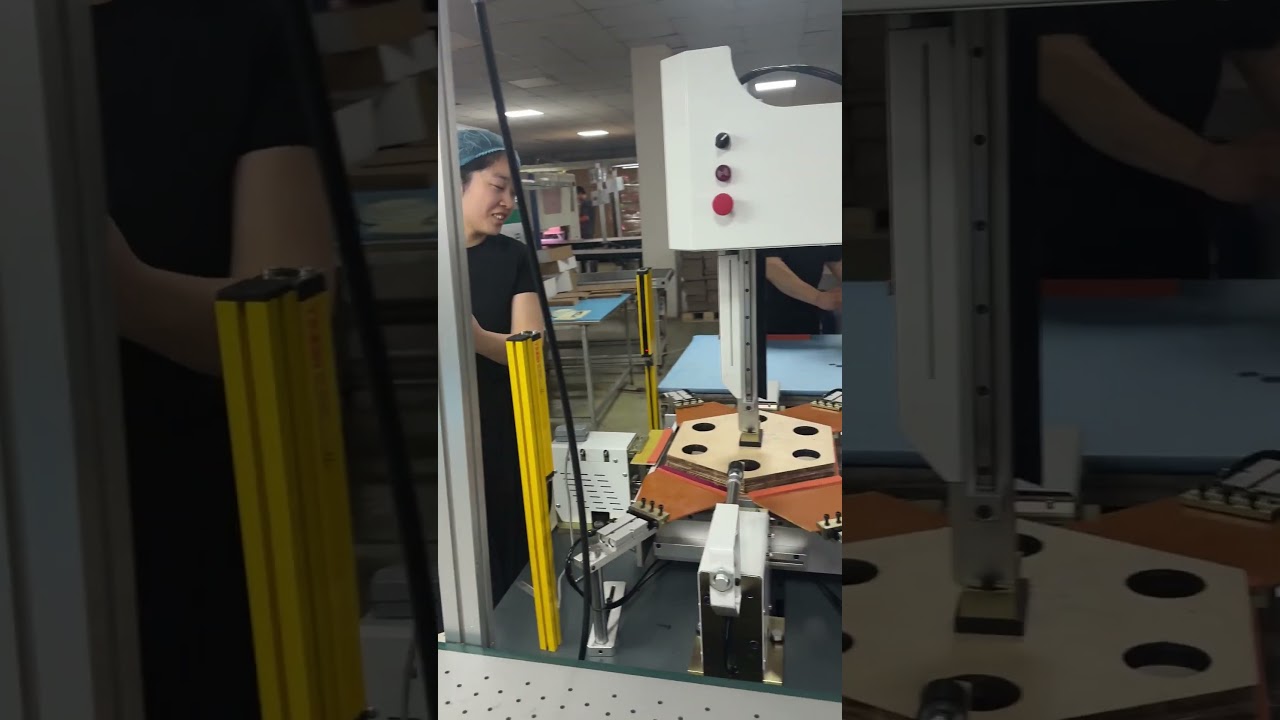 Hexagon Box Forming in Action | Servo Frame Machine at Work 🛠️📦#rigidbox #degaomachinery