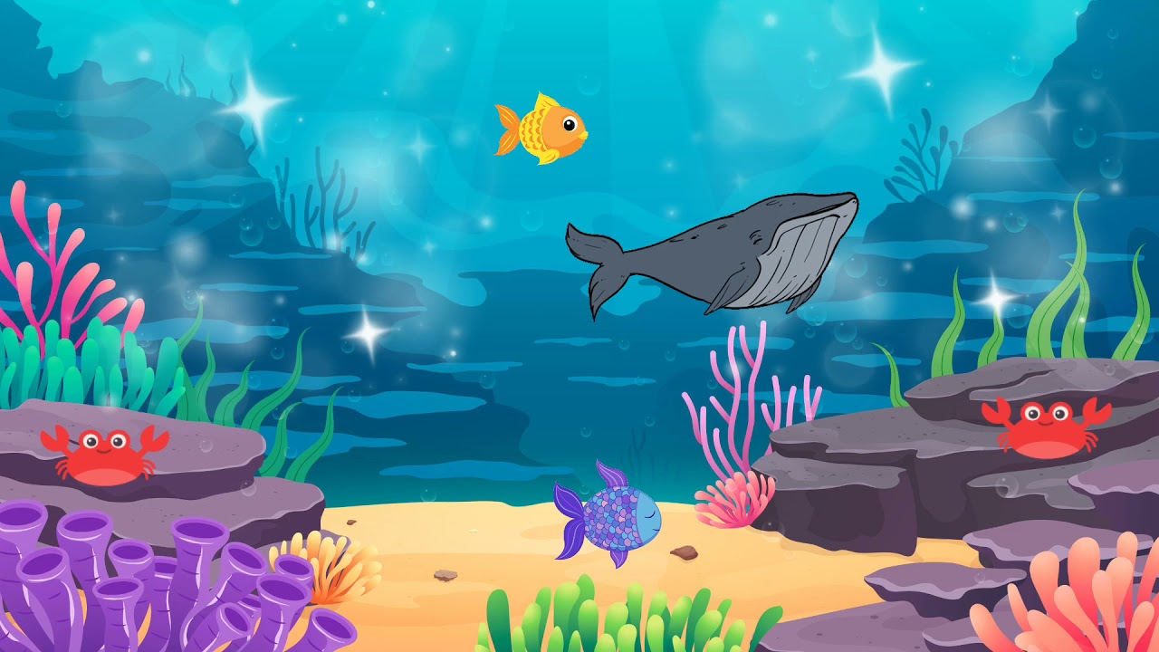 Under The Sea - Free Background Video Animated
