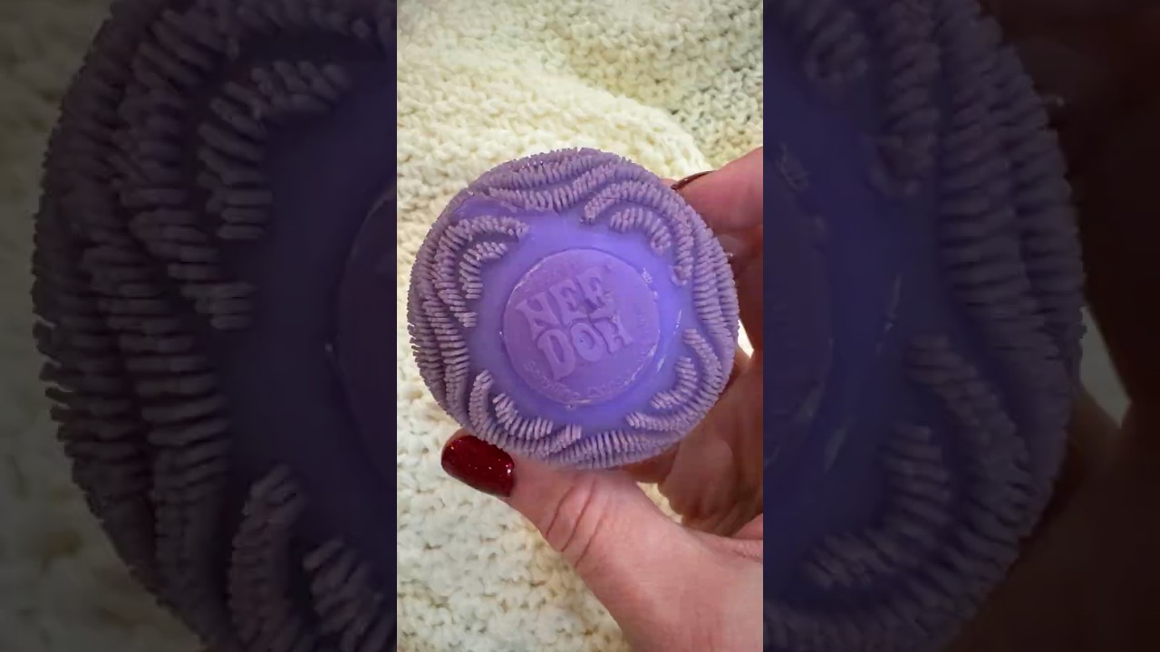 Needoh Fuzzball Review (Oddly Satisfying) #calmvibes #sensorytoys #relaxing